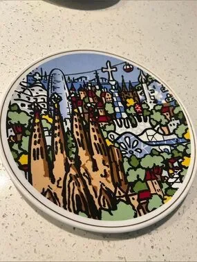 Spanish Decorative plates | Art | Barcelona Ceramic Wall Plate Set ...